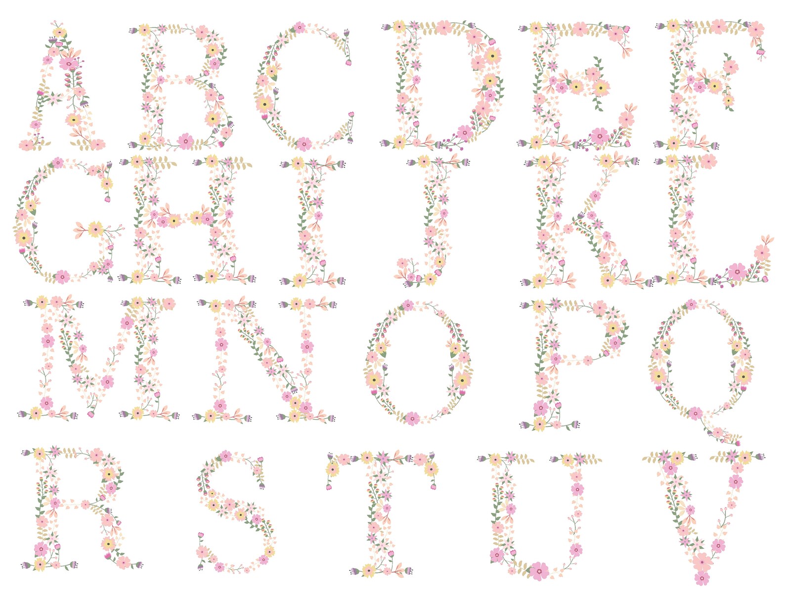 Personalized School Supply Labels for Girls, Name Stickers, Back to ...