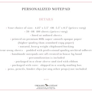 Principal Gift / Principal Appreciation Gift / Custom Notepad / Gift ...