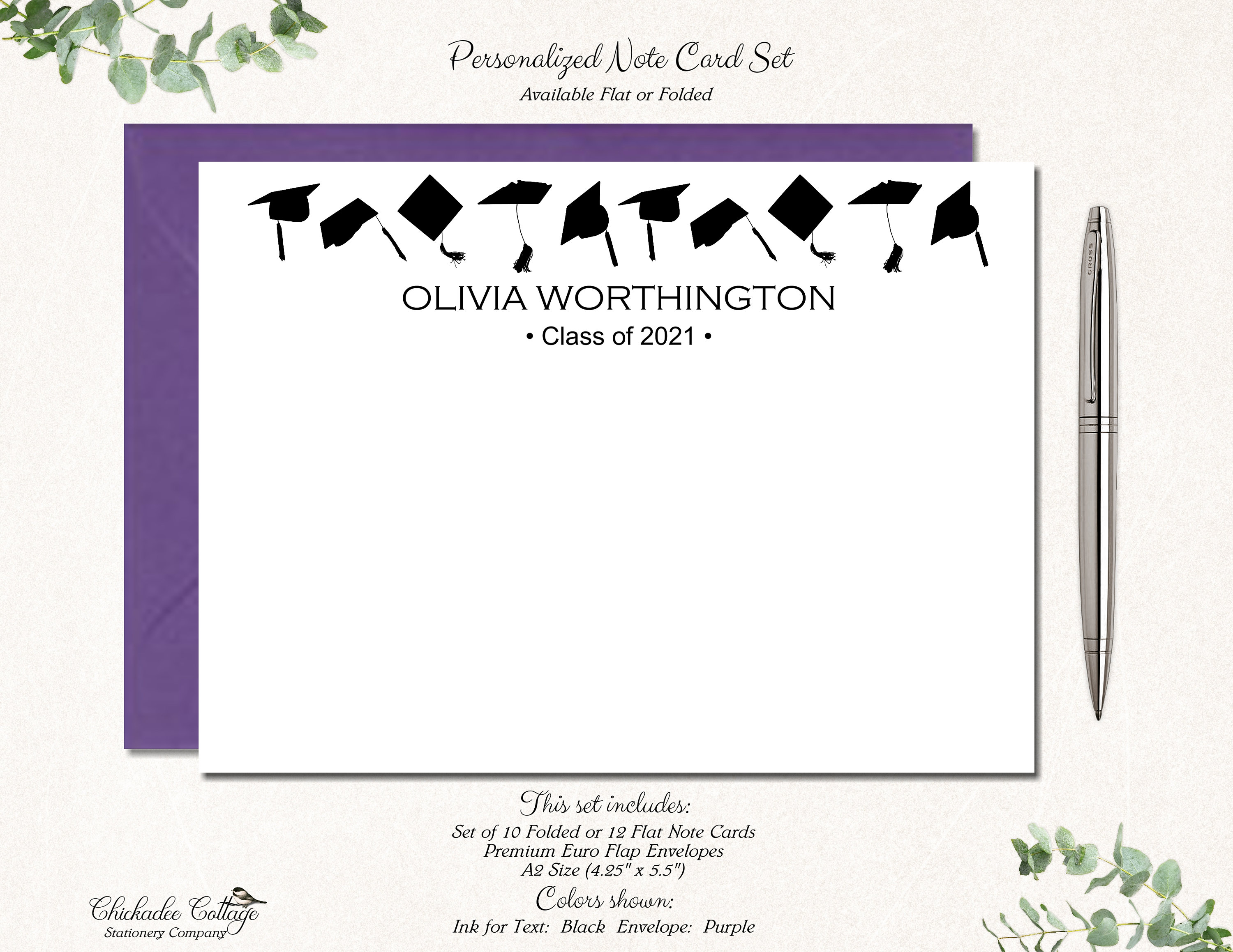 High School Graduation Thank You Notes Personalized | Etsy