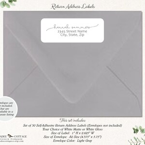 Script Return Address Labels | Return Address Stickers | Personalized ...