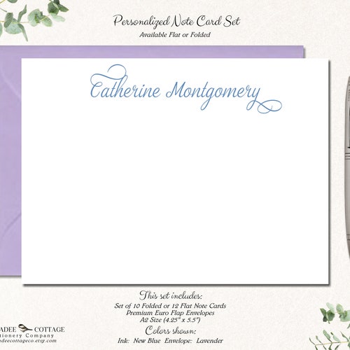 Personalized Stationary Stationary Set Stationery Cards - Etsy