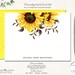 Personalized Sunflower Stationery Personalized Sunflower Note - Etsy