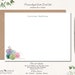 Knitting Personalized Stationery Knitting Personalized Note Cards ...