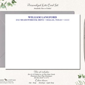 Personalized Note Cards With Envelopes | Stationery | Stationary ...
