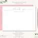 Personalized Script Thank You Cards Thank You Notes Flat or Folded ...