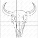 Cow Skull - Custom String Art Template - Etsy