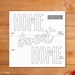 Home Sweet Home String Art Template - Etsy