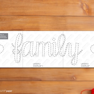 Family With Hearts - String Art Template - Etsy