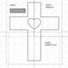 Cross With Heart - String Art Template - Etsy