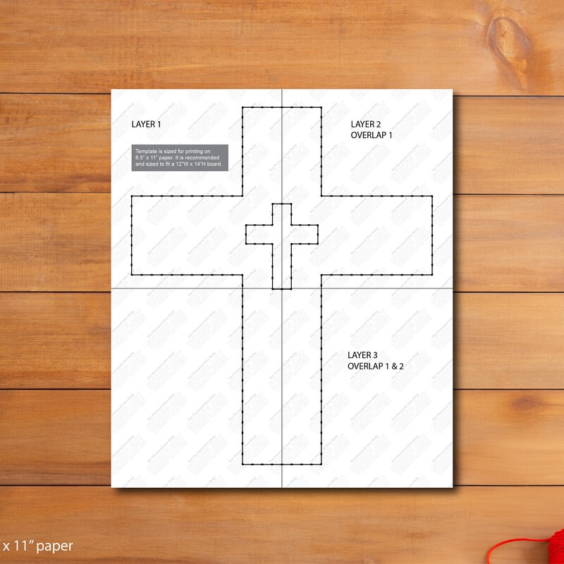 String Art Cross - Etsy