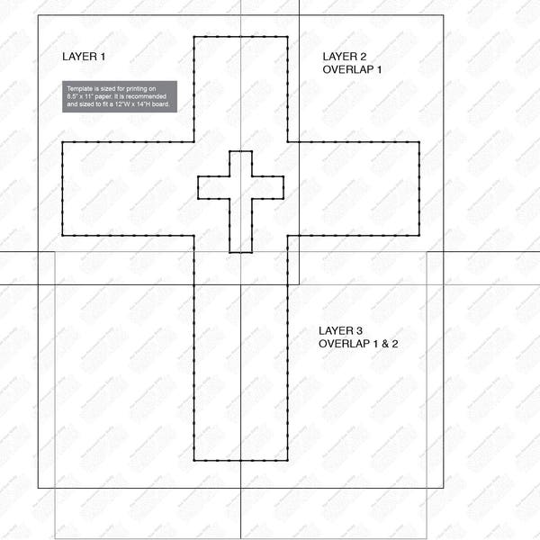 String Art Cross - Etsy