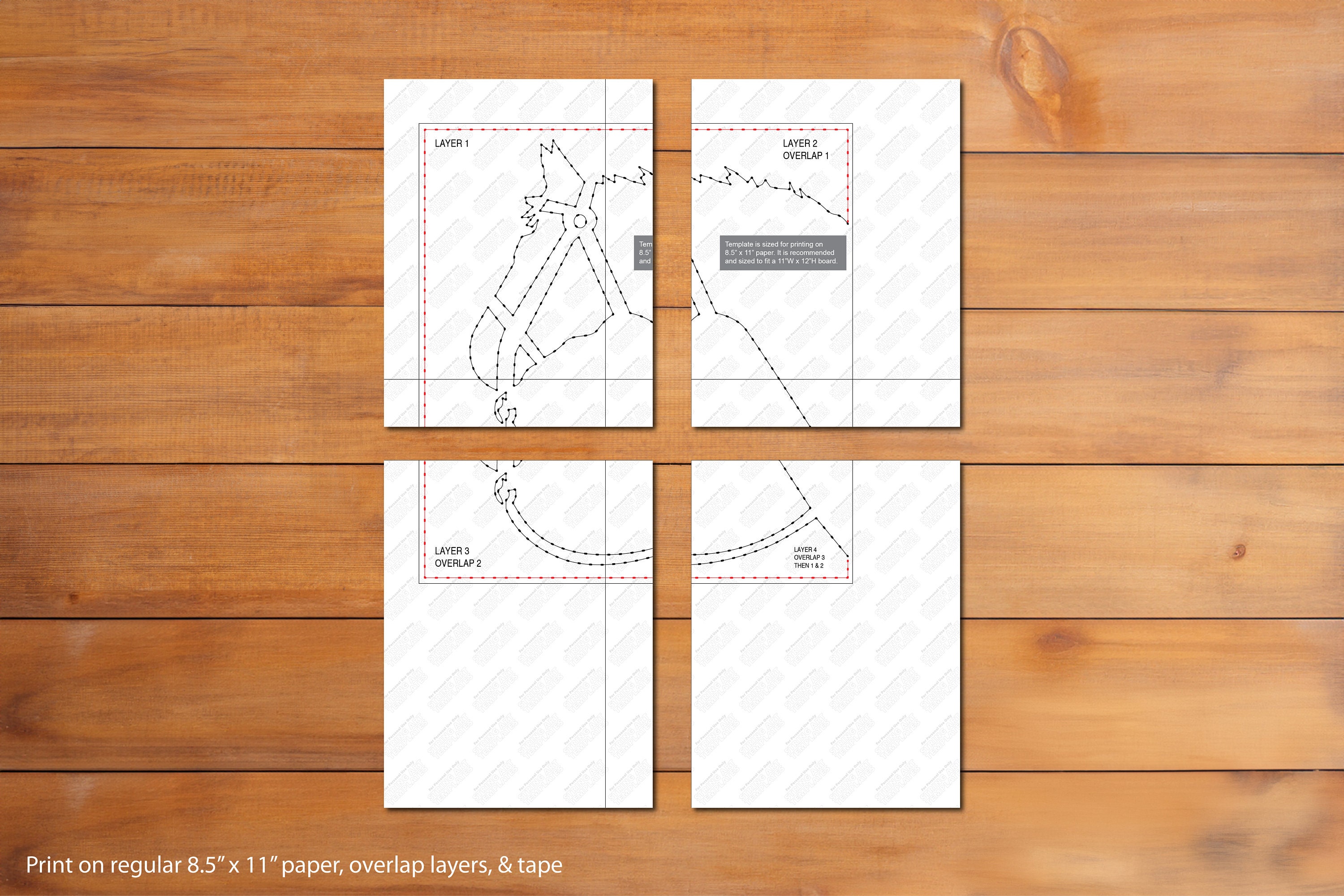 Horse - Custom String Art Template - Etsy