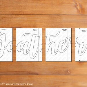 Gather - String Art Template - Etsy