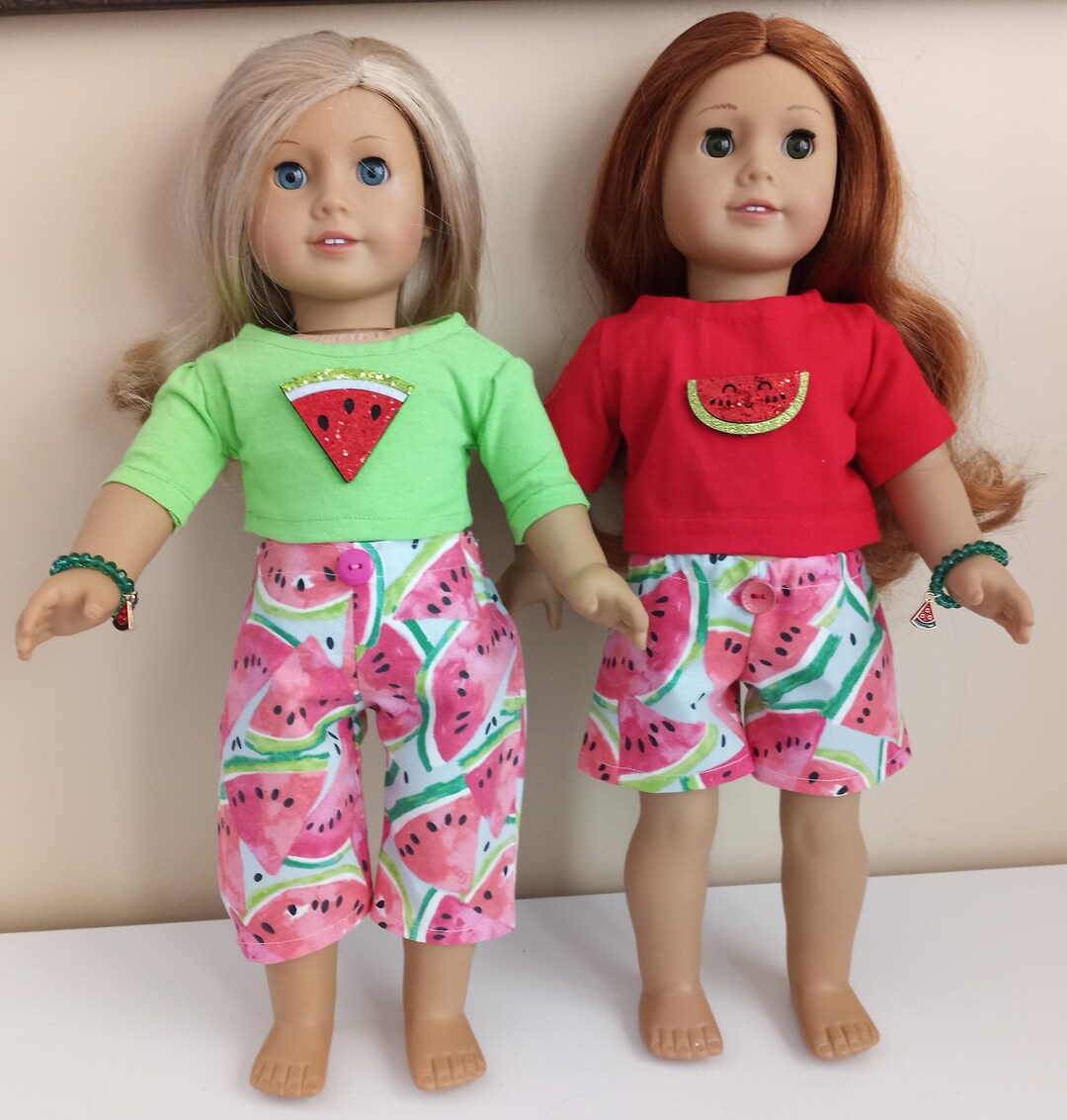 Summer watermelon Pants in 2 Lengths Plus - Etsy