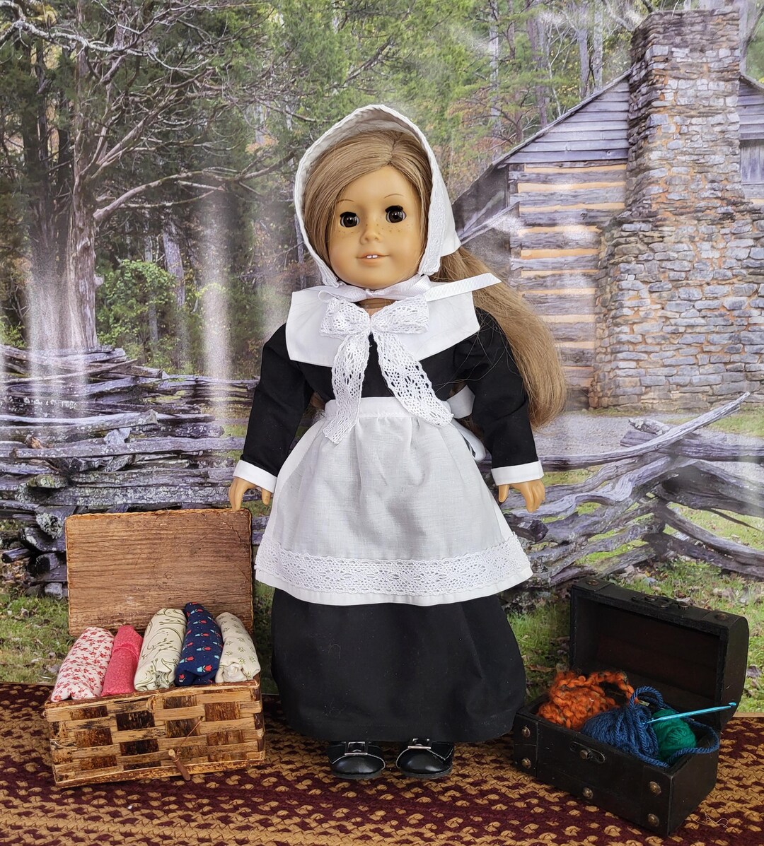 18in Doll 4-piece Pilgrim Doll Outfit Titled humility Shoes, Opt. - Etsy