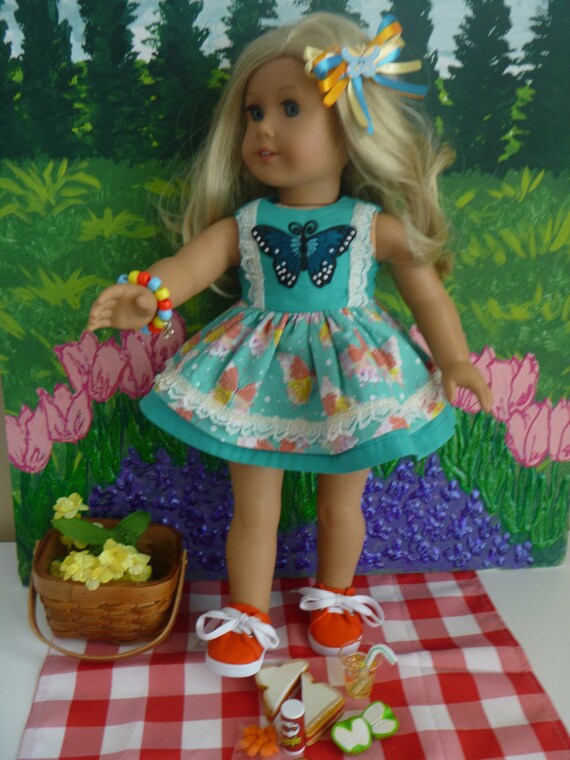 Butterfly Spring Summer Picnic Garden Dress 3-pc Outfit - Etsy