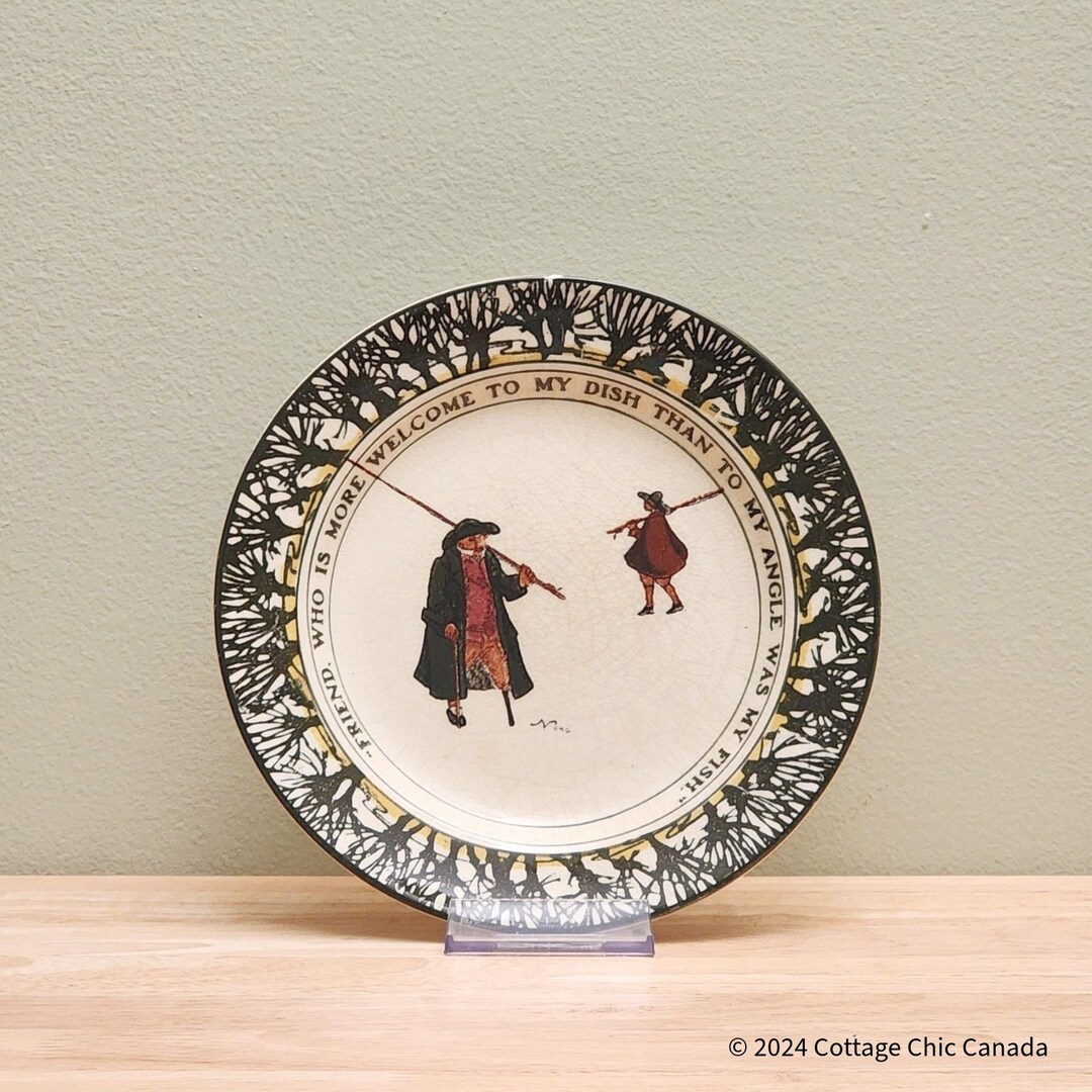 Royal Doulton China Gallant Fishermen Plate – Vintage Antique Isaac ...