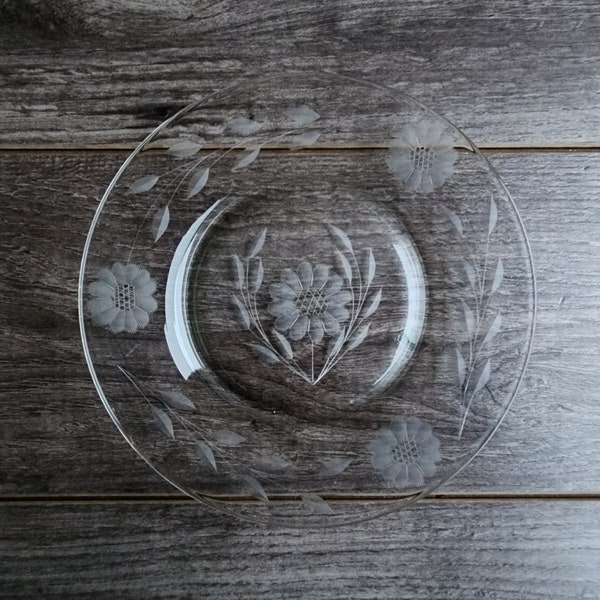 Crystal Glass Plate - Etsy