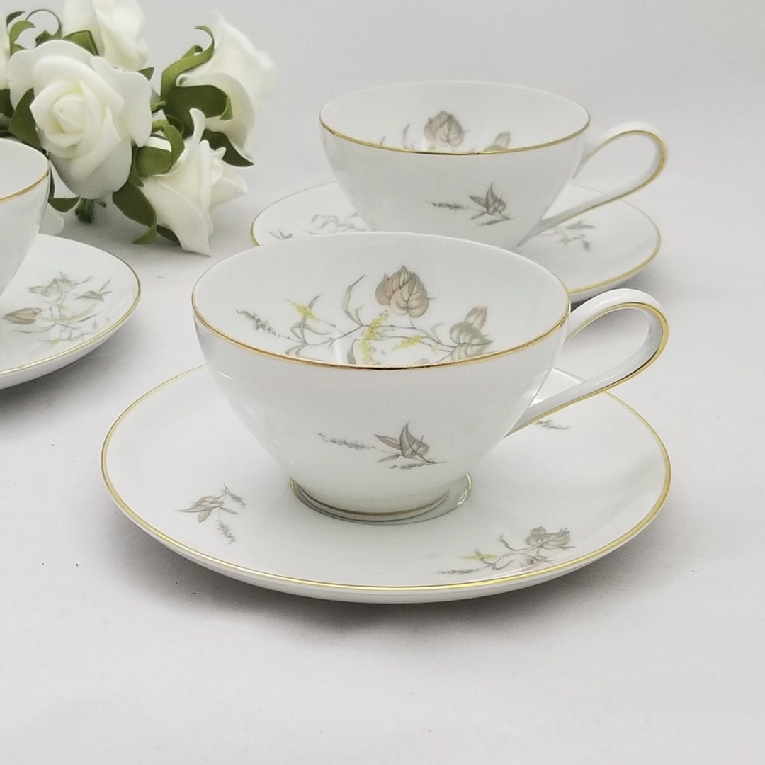 KPM Krister Germany Afternoon Tea Set With Six Tea Cups and Saucers - Etsy