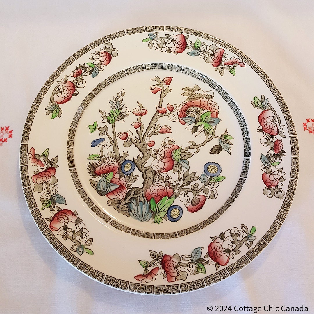 Johnson Bros Indian Tree China Dinner Plate - Etsy