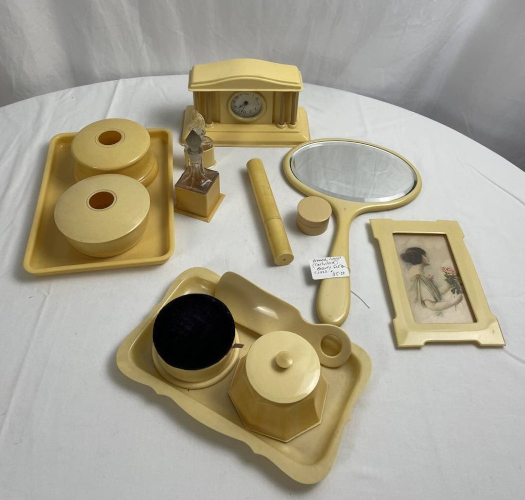 This Dressing Table Set is an Amazing Find! an Antique French Ivory ...