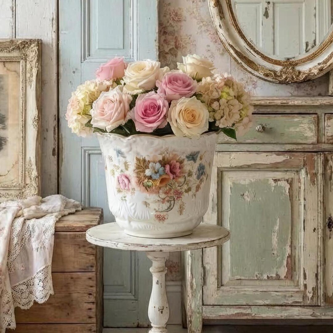 Reserved for L. - S Fielding Elm Porcelain Jardinière – Victorian ...