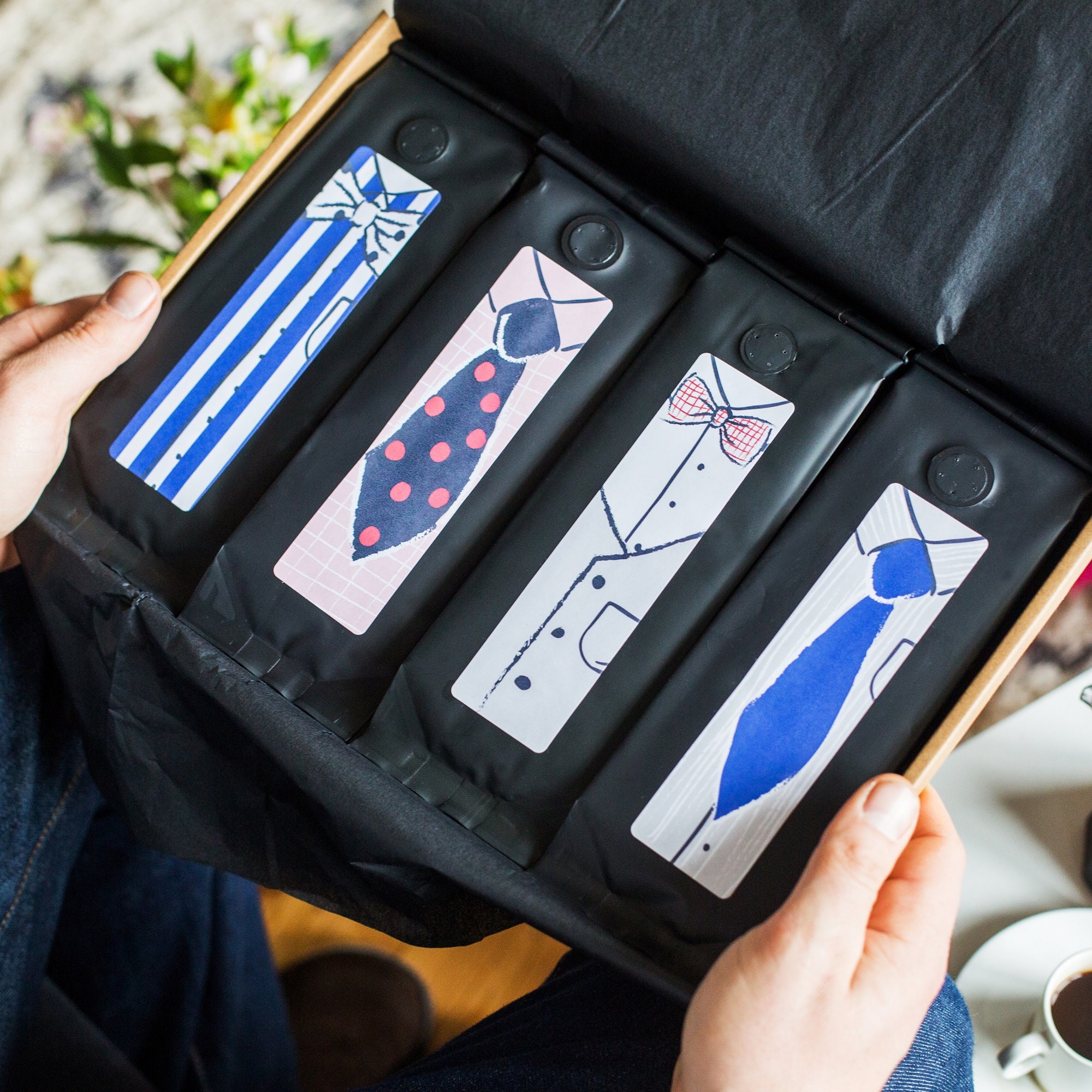 Ties Coffee Taster Pack Gift Choice of Designs Available | Etsy UK