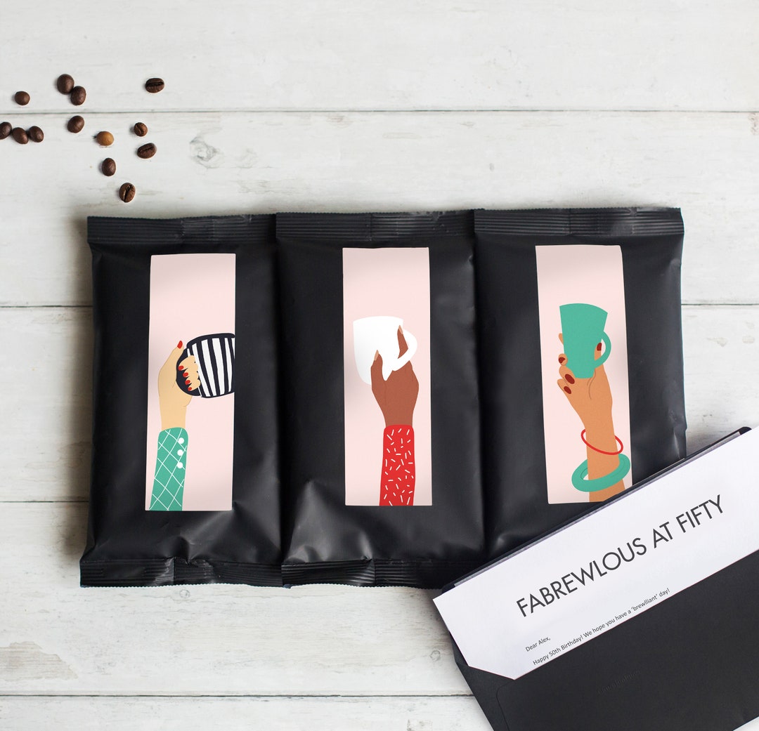50th Birthday Coffee Taster Pack Gift 50th Birthday Gift - Etsy