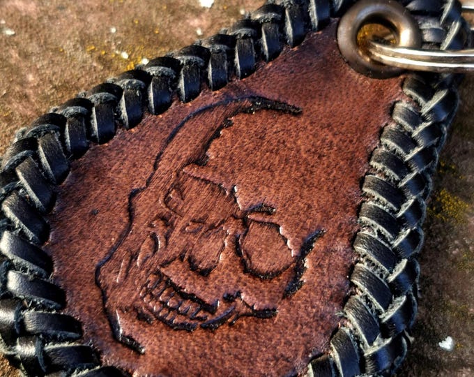 Motorcycle Custom Leather Keychain - Etsy Canada