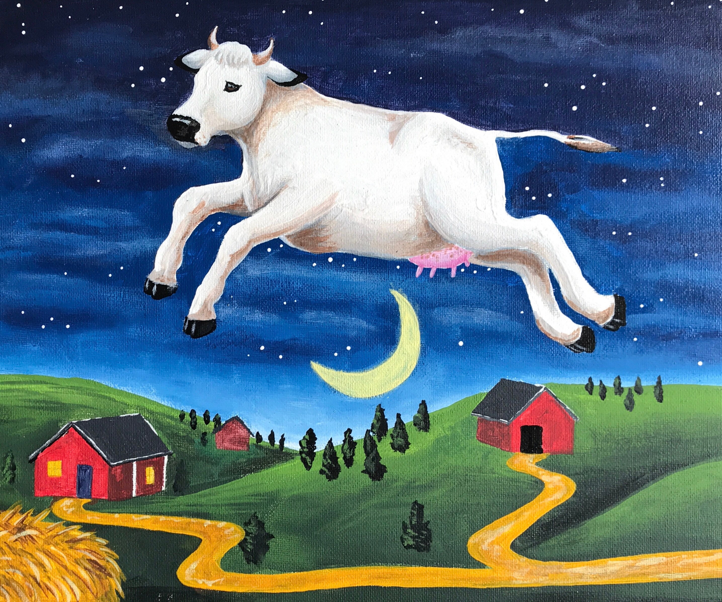 The Cow Jumped Over The Moon