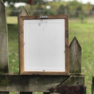 Mother Goose and Gosling Original Painting, Handmade Barn Wood Frame, 8 ...