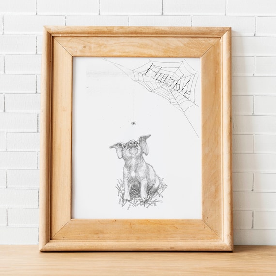 Charlottes Web Wilbur Drawing