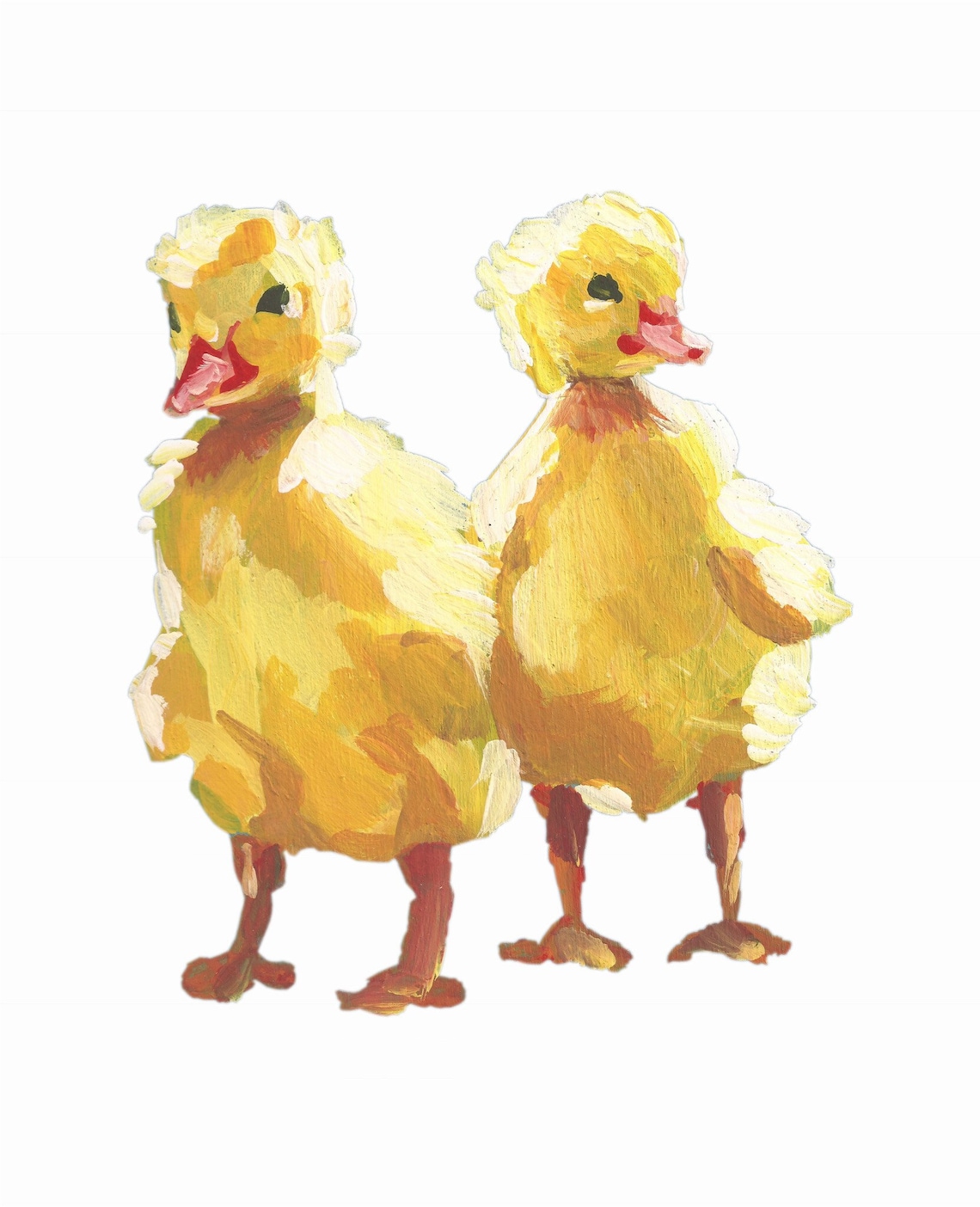 Duckling Nursery Wall Art Set of 3 Prints Baby Farm Animal - Etsy