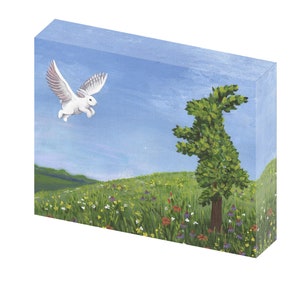 Runaway Bunny Fine Art Print Mother Bunny as a Tree Baby Bunny Flying ...