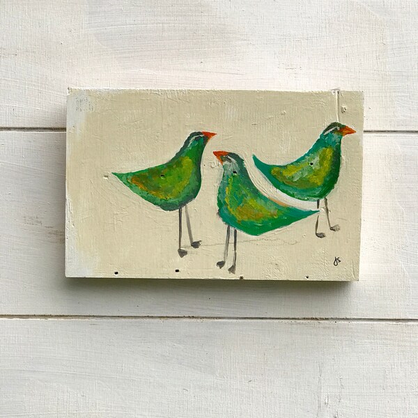 Blue Bird Painting - Etsy