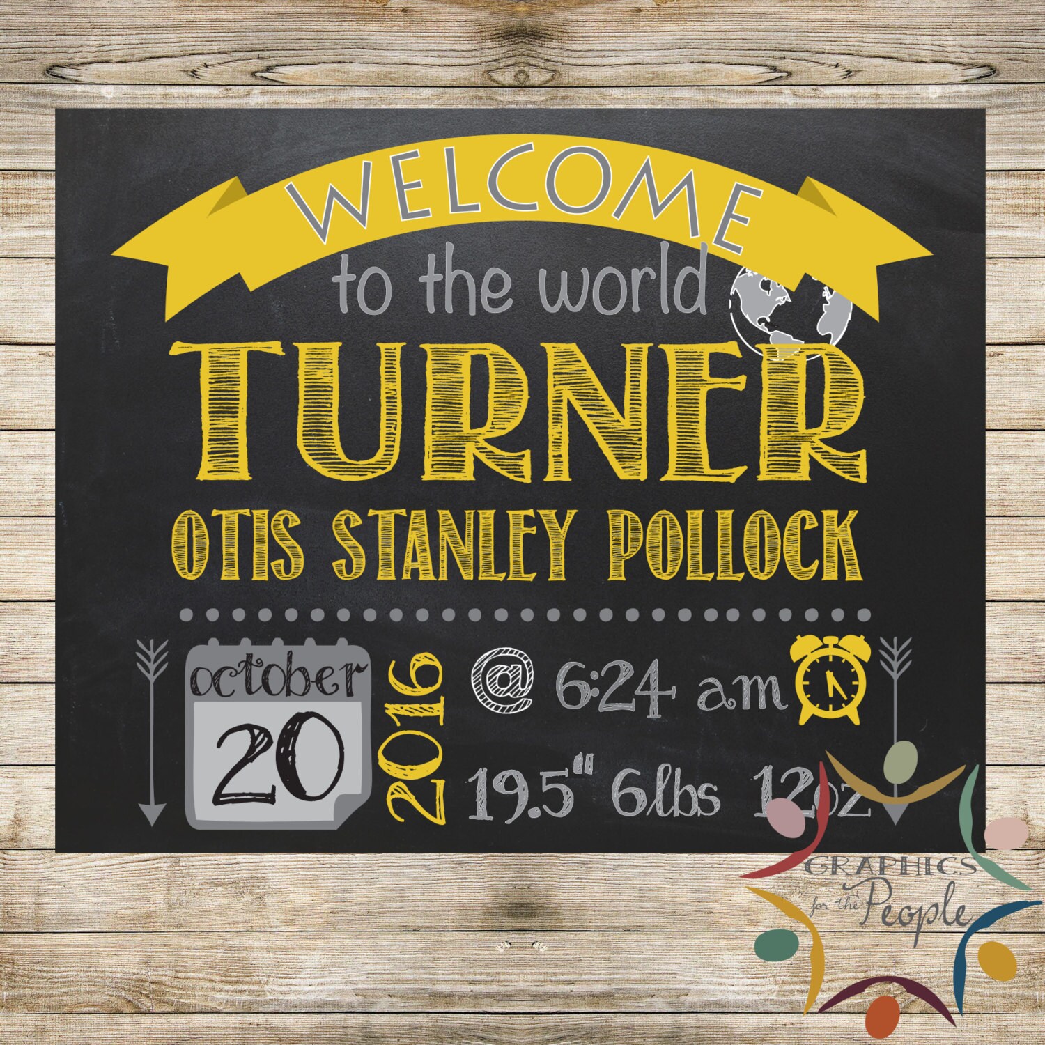 Welcome Baby Sign - Etsy