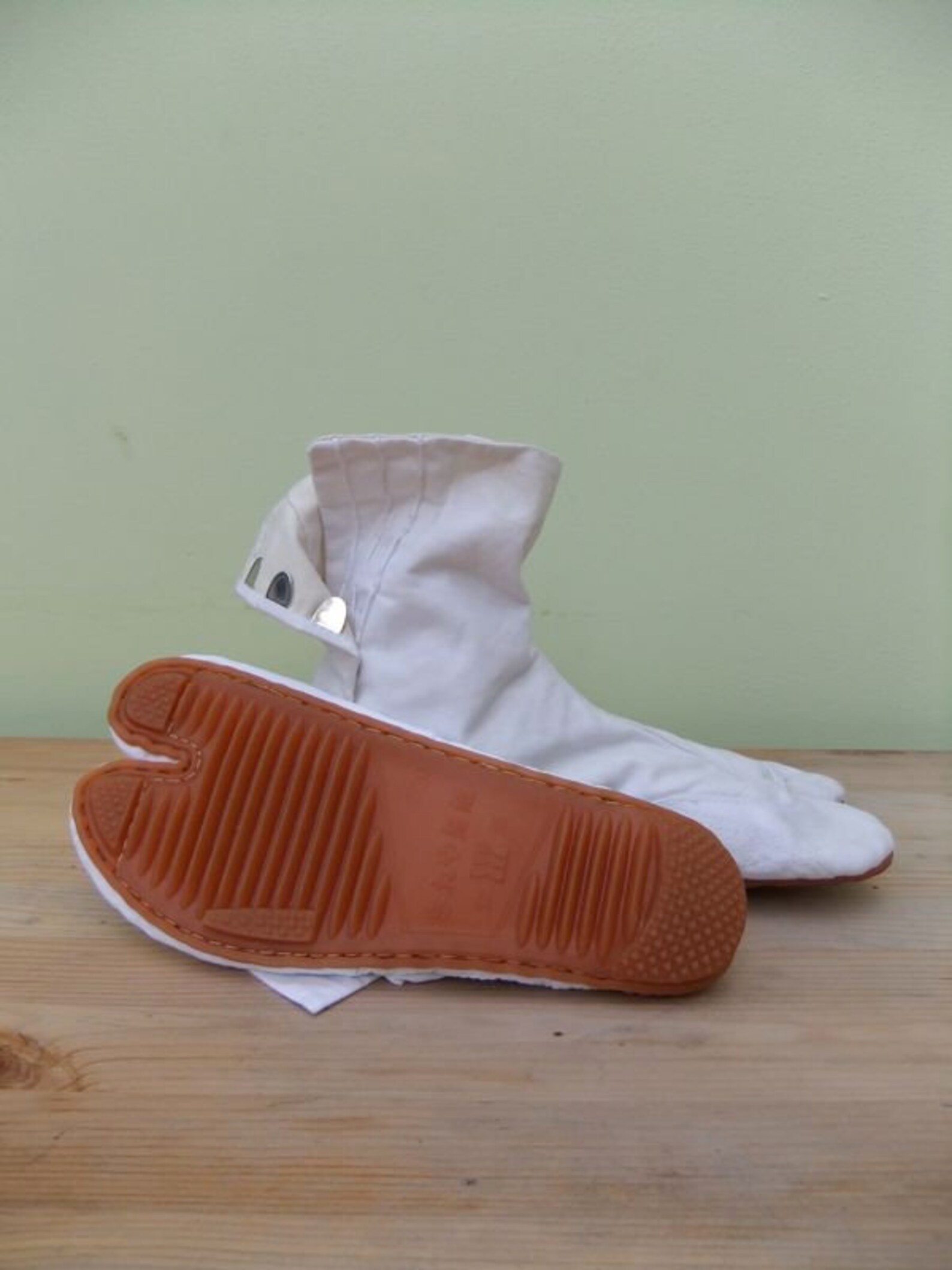 White Traditional Japanese Tabi Boots Jikatabi - Short - Etsy