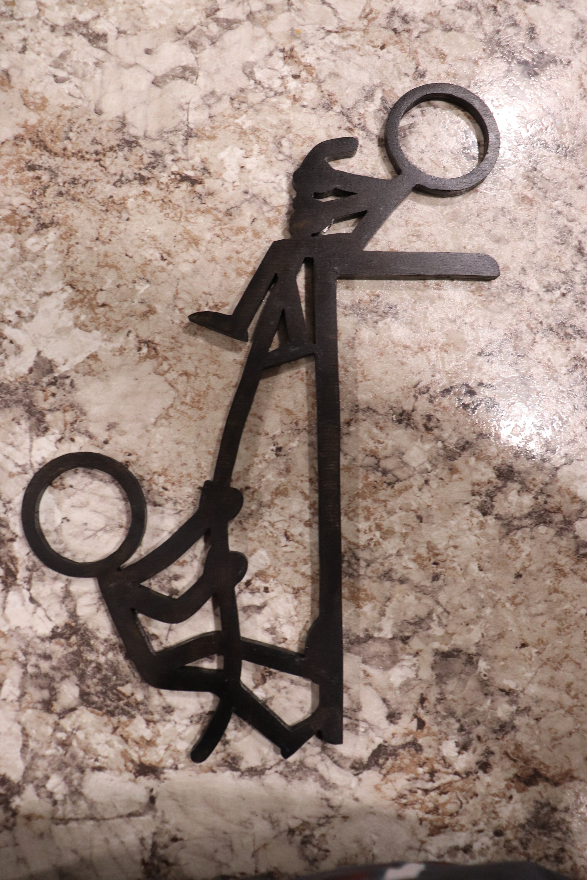 Over the Door Hanger , Climbing Helper Stickman,door Topper, Door Sign ...