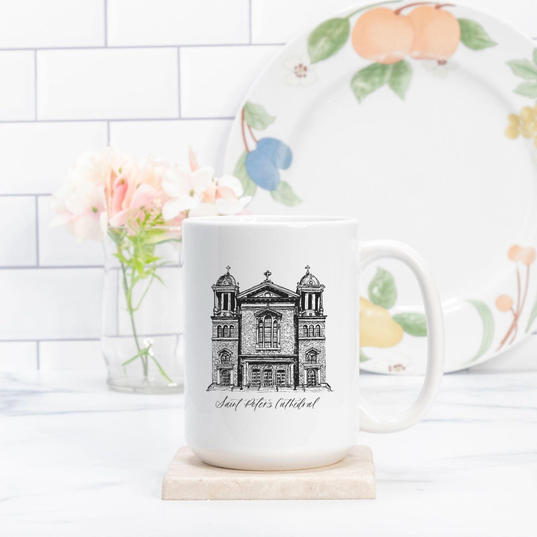 St Peter's Cathedral, Scranton Mug — 15oz - Etsy