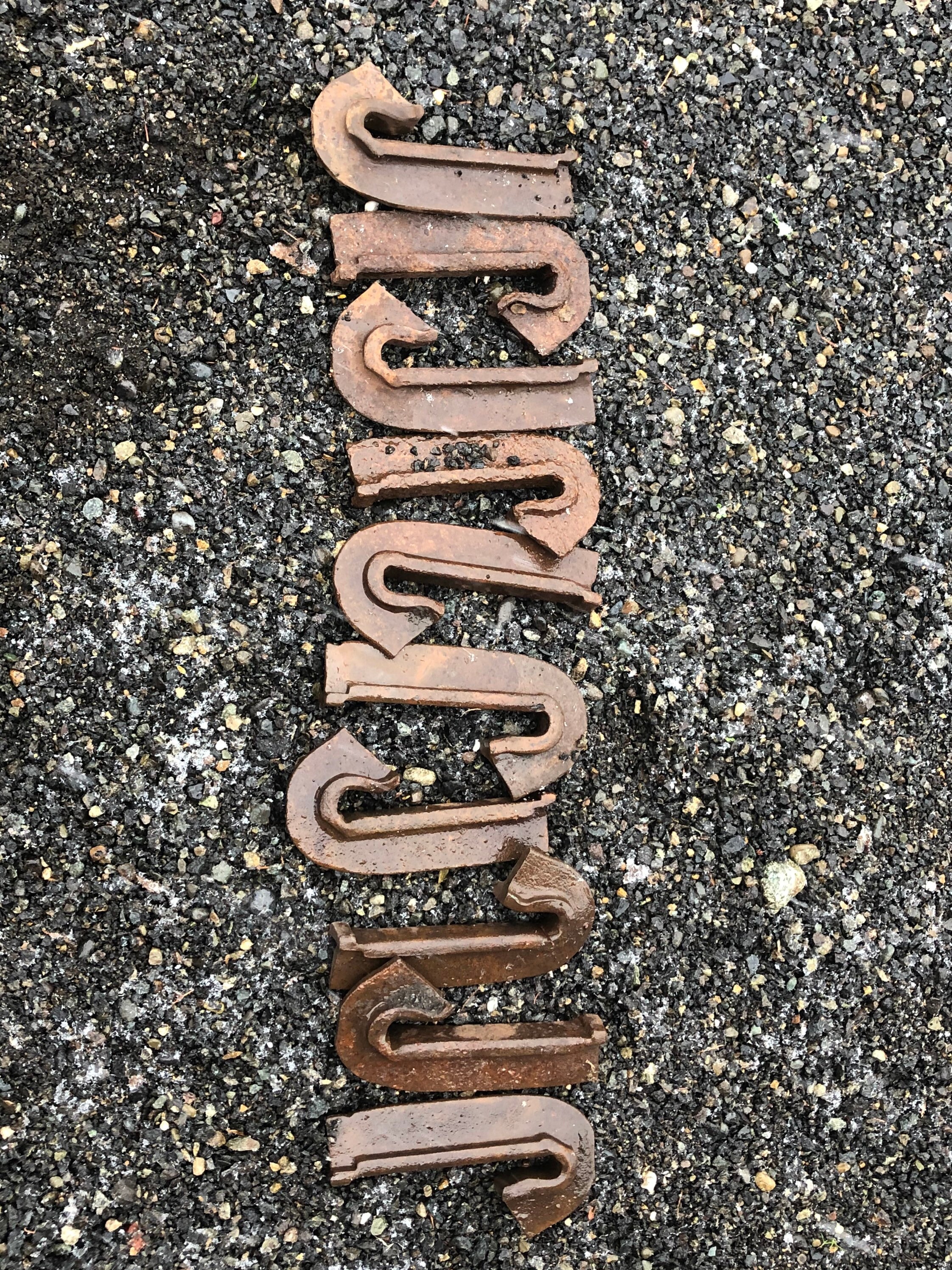 J Shaped Railroad Scrap Metal - Etsy