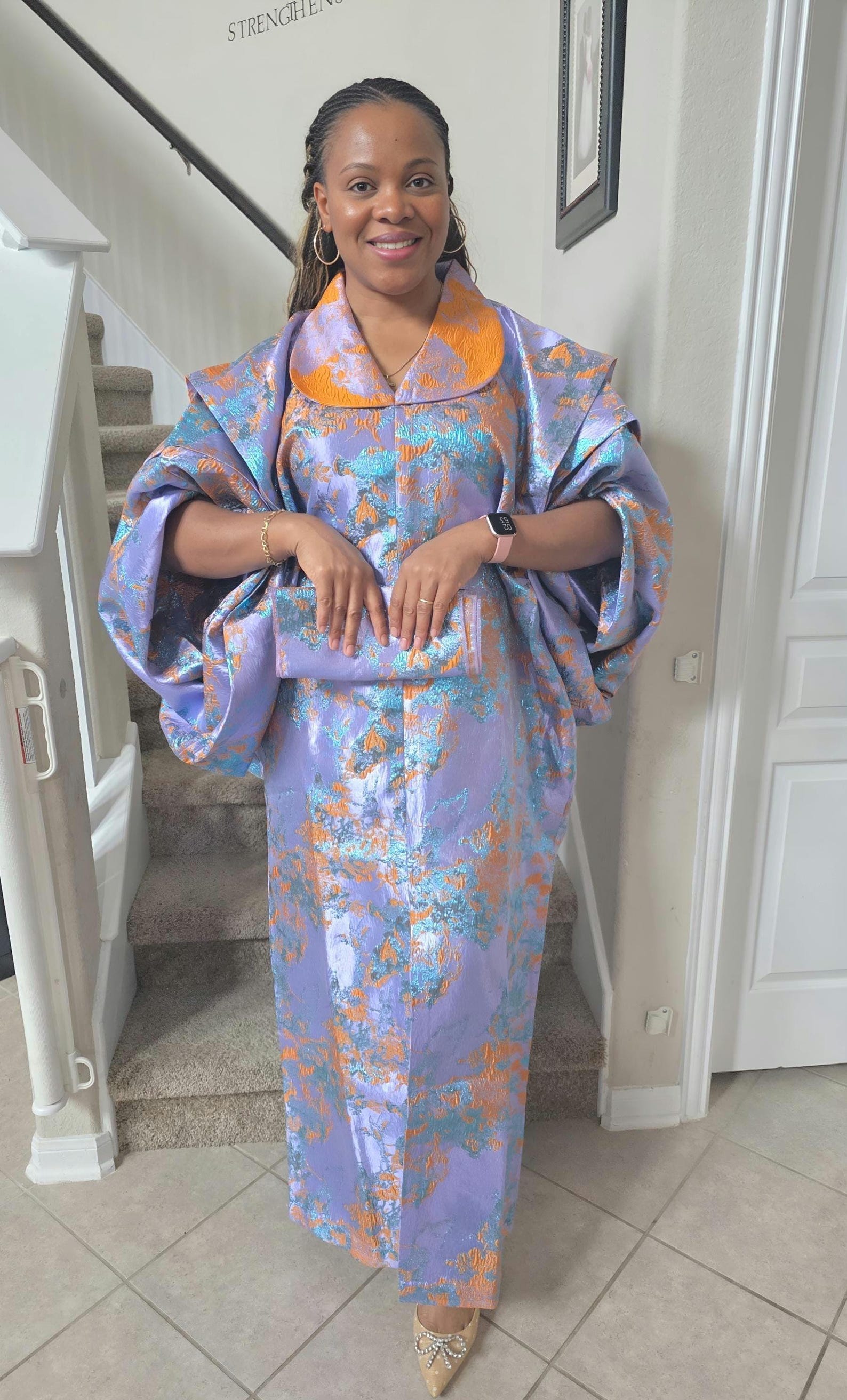 African Brocade Boubou Dress| Rich Aunty| Danshiki| Kaftan| Jalabiya ...