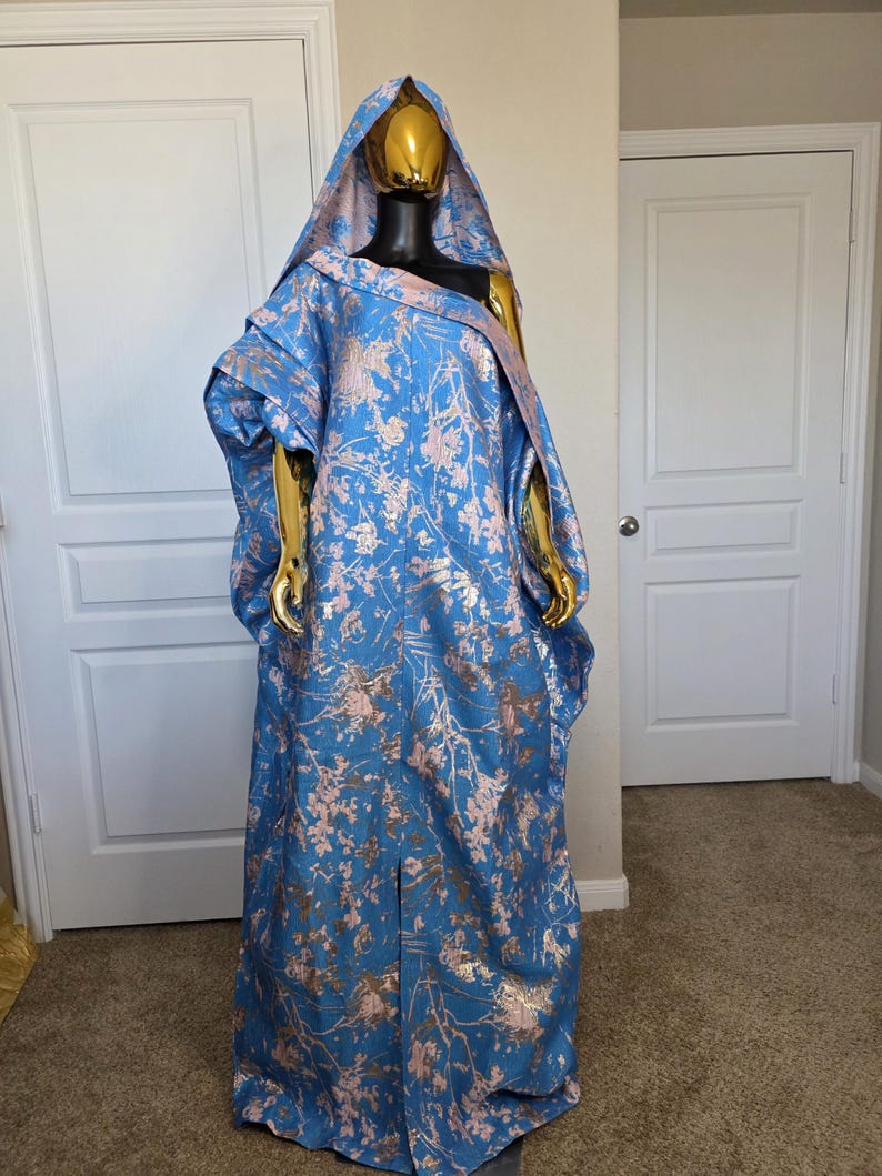 Off Shoulder African Brocade, Boubou Dress| Rich Aunty| Kaftan ...