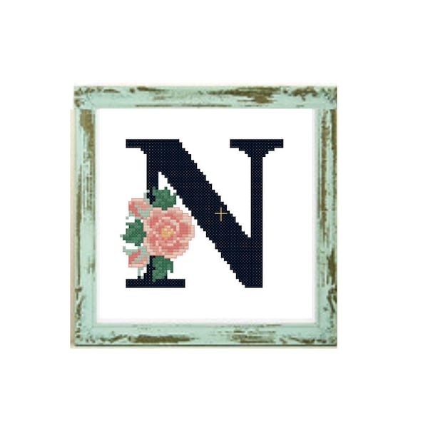 Monogram Letter N - Etsy