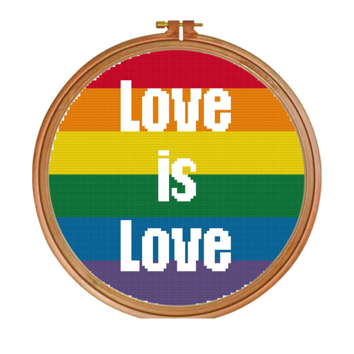 Pride Cross Stitch Pattern Pride Flag Modern Cross Stitch Gay - Etsy