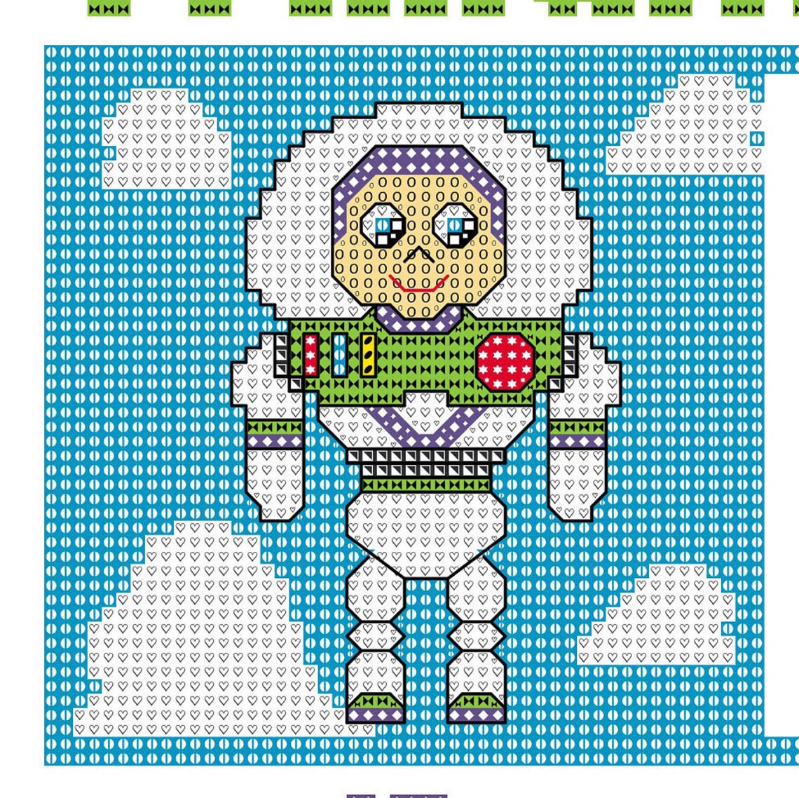 Toy Story Birth Announcement Cross Stitch Pattern Custom Cross | Etsy