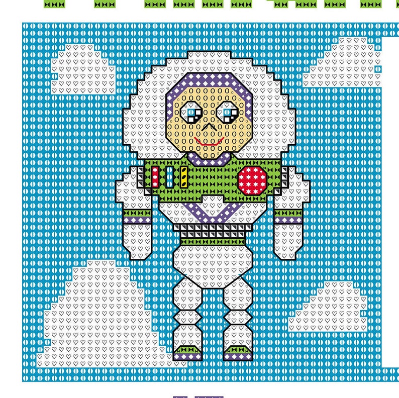 Toy Story Birth Announcement Cross Stitch Pattern Custom Cross | Etsy