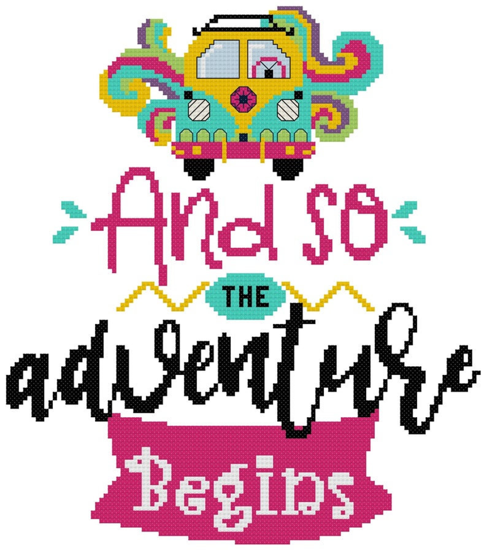 VW Cross Stitch Pattern VW Van Counted Cross Stitch Pattern - Etsy ...