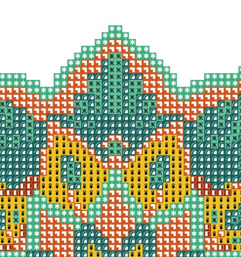 Mandala Cross Stitch Pattern Modern Cross Stitch Cross Stitch Design ...