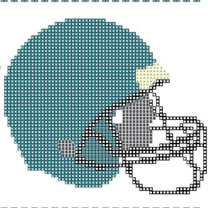 Football Cross Stitch Pattern Cross Stitch Baby Cross Stitch ...