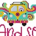 VW Cross Stitch Pattern VW Van Counted Cross Stitch Pattern - Etsy